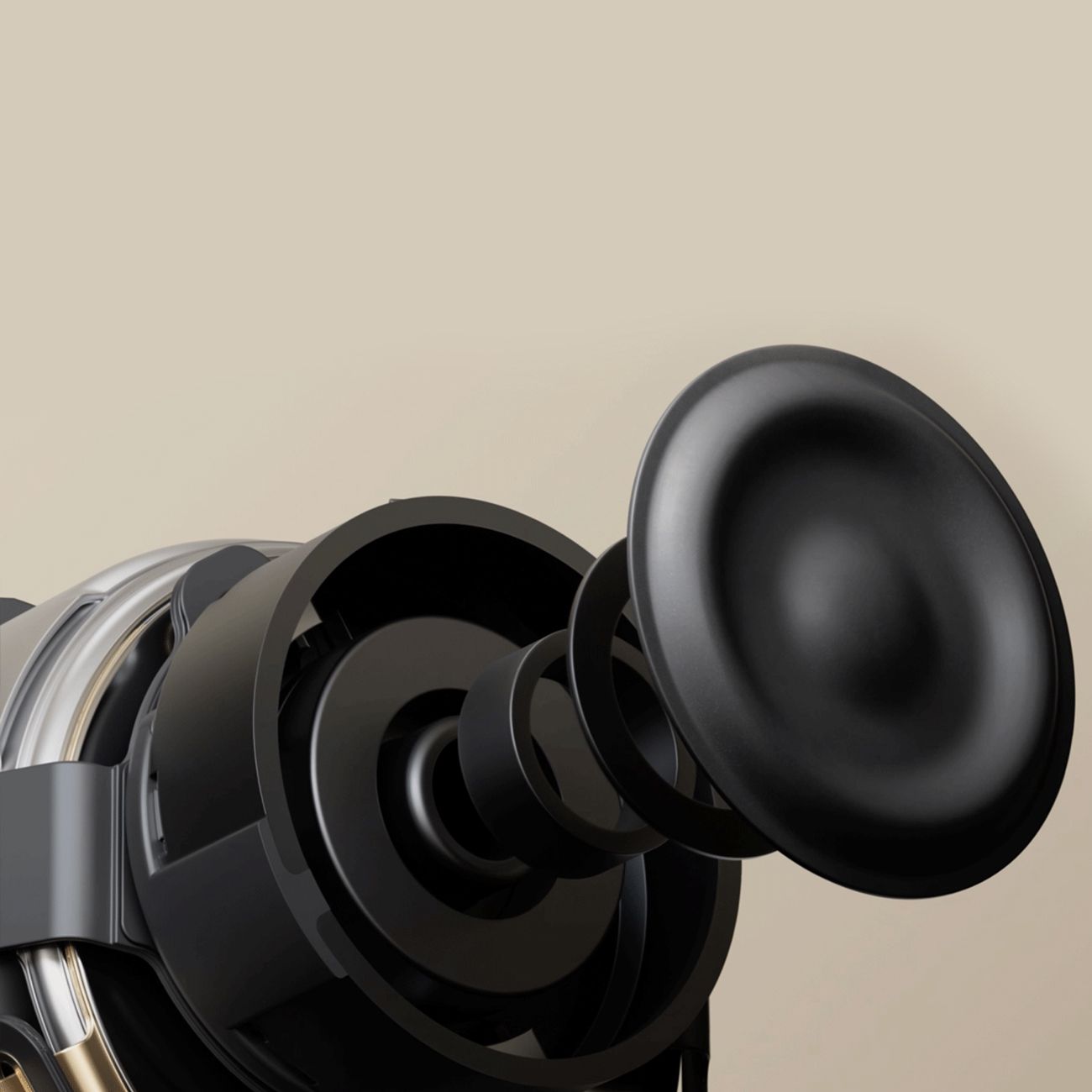 Ausinės BEATS Studio Buds +, triukšmą slopinančios, belaidės, juodos ...