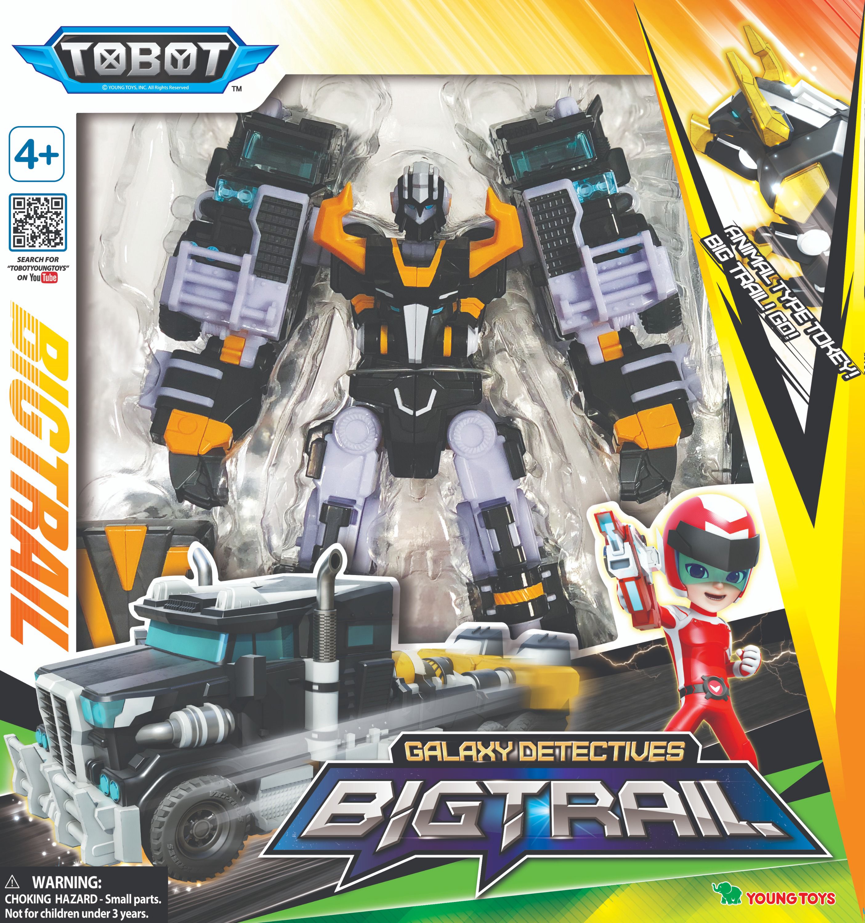 Transformeris TOBOT „Galaxy Detectives“ MINI SERGEANT JUSTICE, 15 cm ...