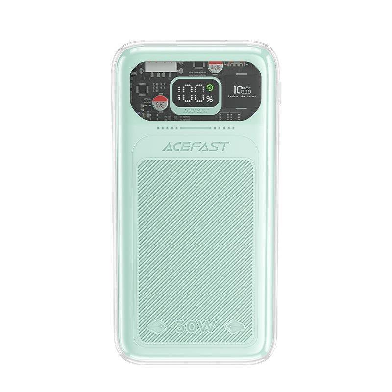 Acefast powerbank 10000mAh Sparkling Series fast charging 30W green (M1 ...