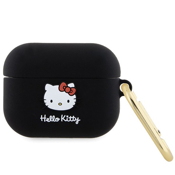 Hello Kitty Silicone 3D Kitty Head case for AirPods Pro - black ...