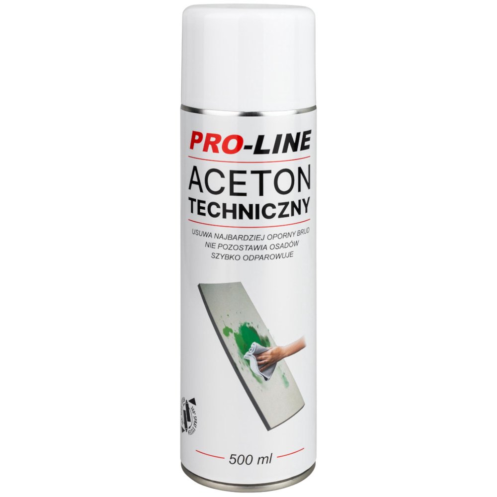 Technical acetone 100% spray PRO-LINE spray 500ml - Topocentras