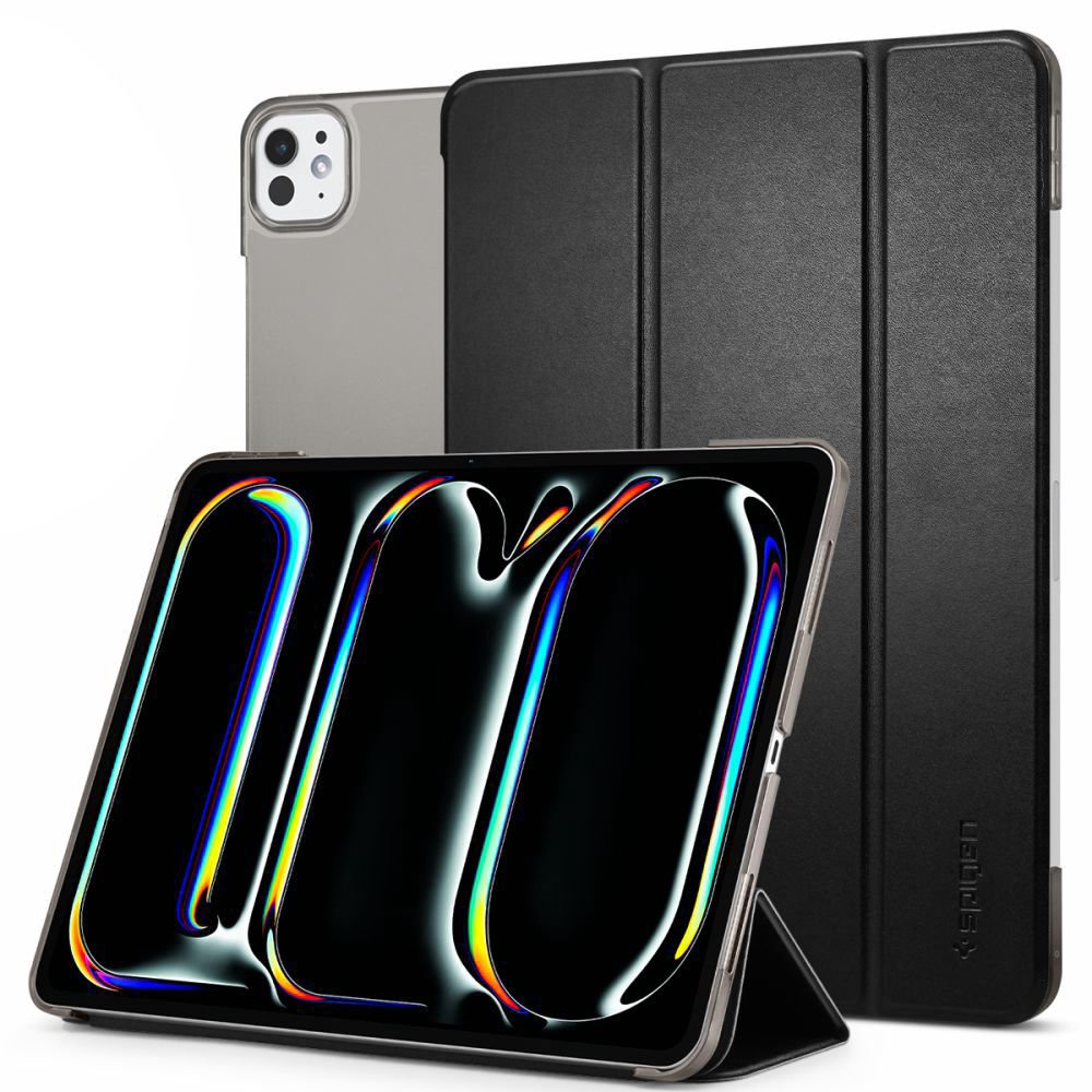 Spigen Smart Fold iPad Pro 13" 2024 Case - Black - Topocentras