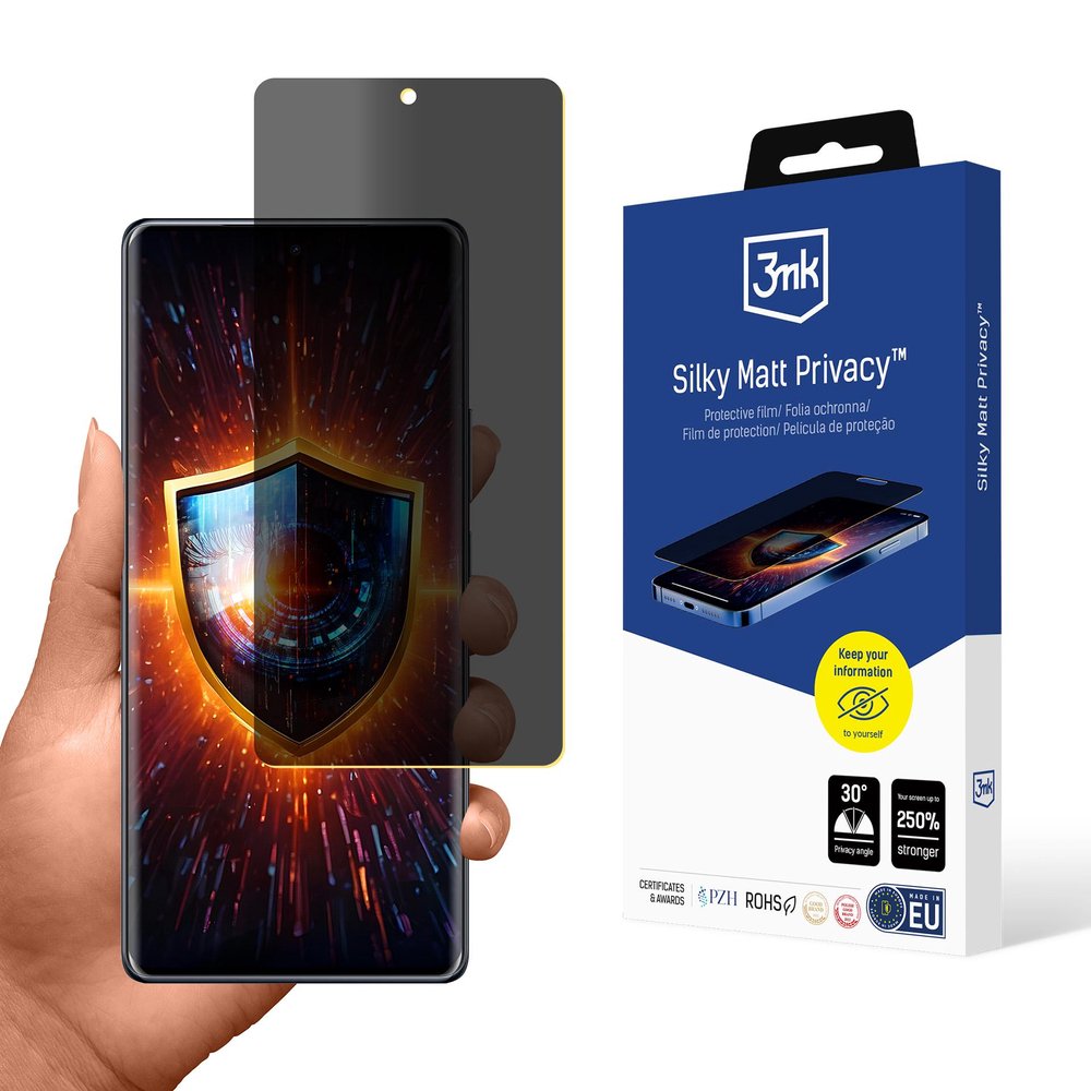 3mk Silky Matt Privacy Privacy Screen Protector for Infinix Note 40 Pro ...