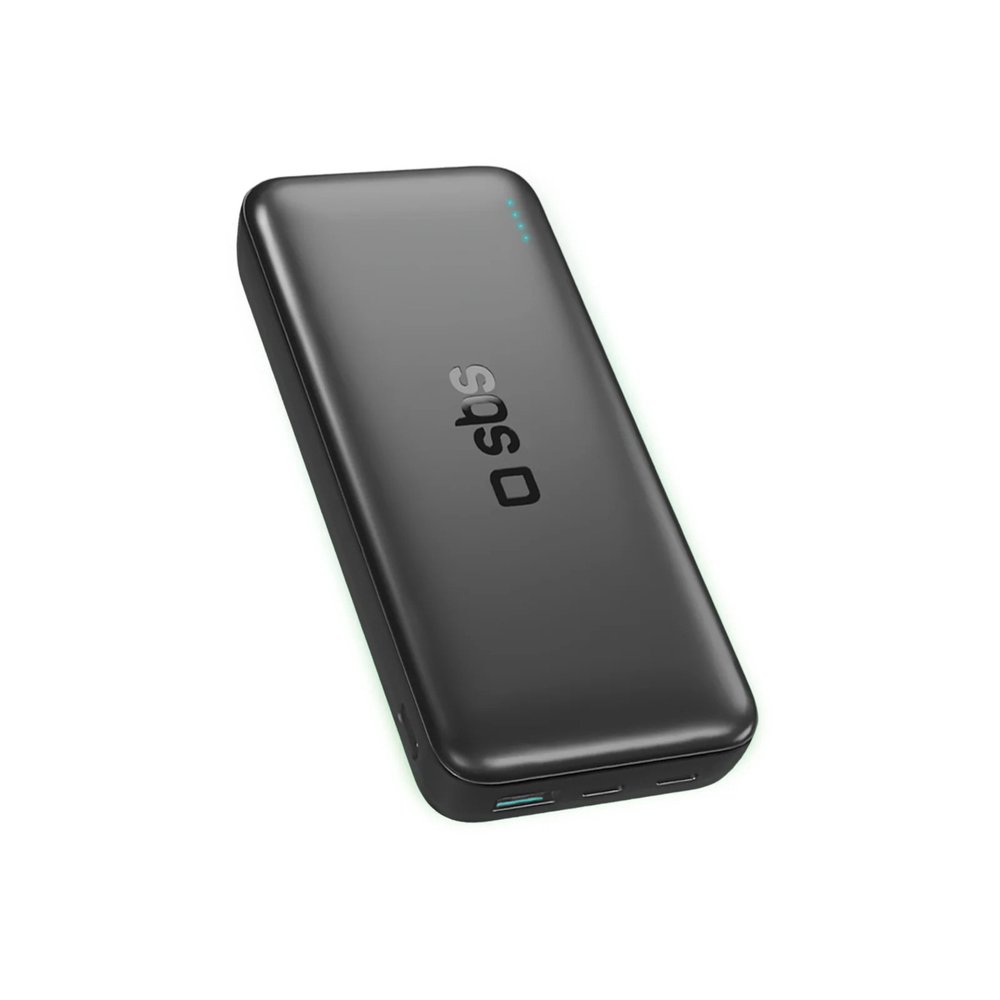 SBS Infinity Power Bank 20000mAh 10W LiFePo₄ USB-A USB-C - Black ...