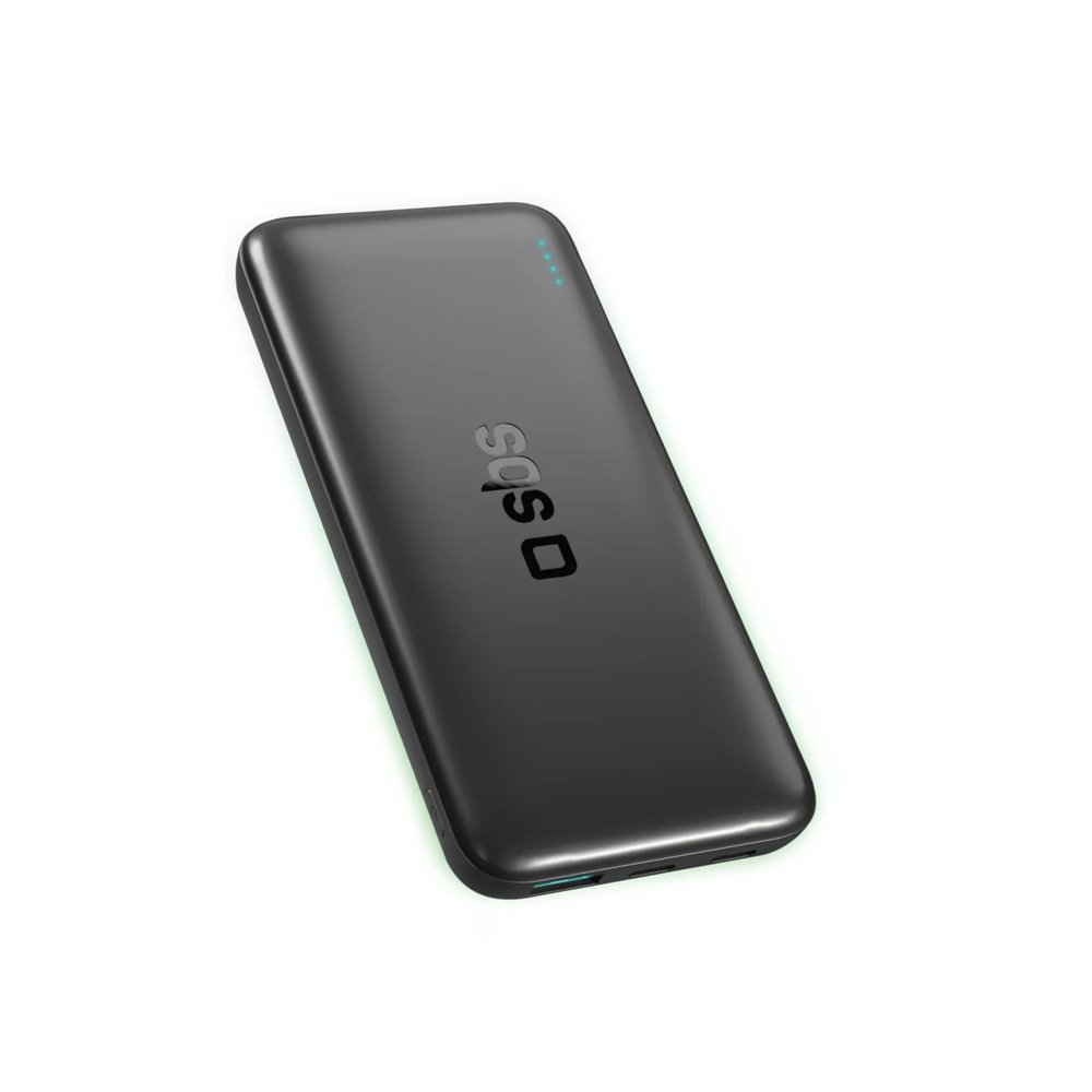 SBS Infinity Power Bank 10000mAh 10W LiFePo₄ USB-A USB-C - Black ...