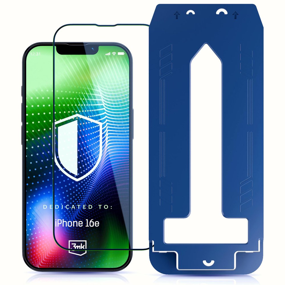 3mk HARDY® Ultra Glass™ tempered glass for Apple iPhone 16E - Topocentras