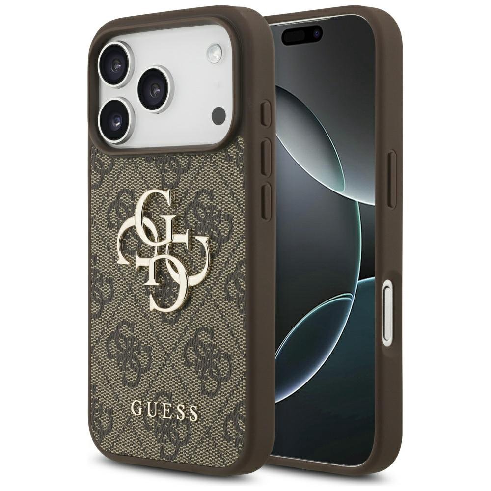 Guess 4G Big Logo Case for iPhone 17 Pro - Brown - Topocentras