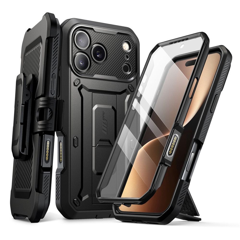 Supcase UB Pro Case for iPhone 17 Pro Max - Black - Topocentras