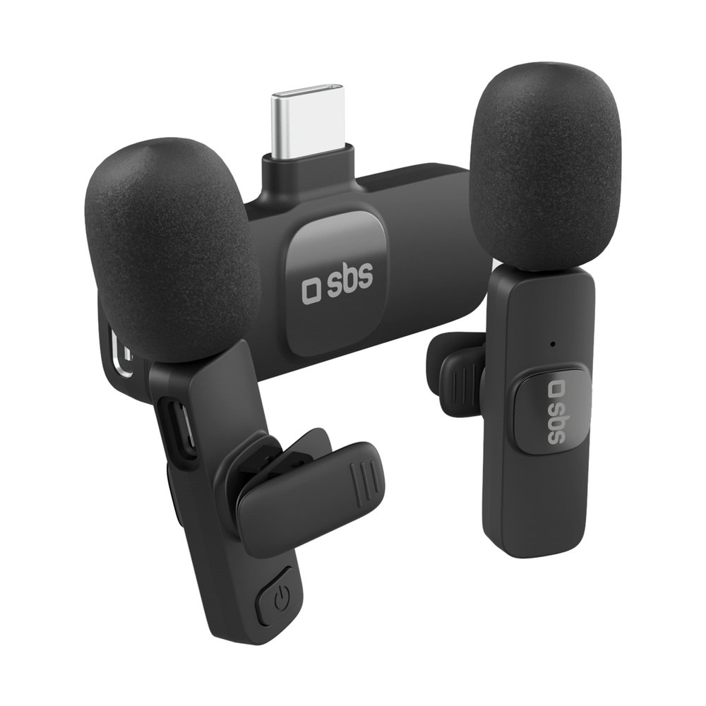 Kit 2 microphones with receiver for video and audio recording - Topocentras