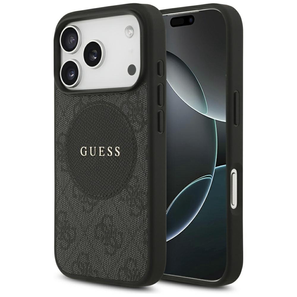 Guess 4G Circle Classic Logo MagSafe case for iPhone 17 Pro - black ...