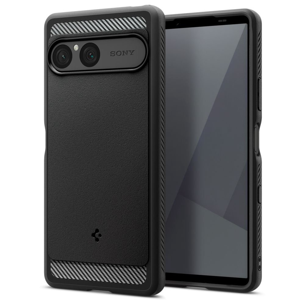Spigen Rugged Armor Case for Sony Xperia 10 VII - Matte Black - Topocentras