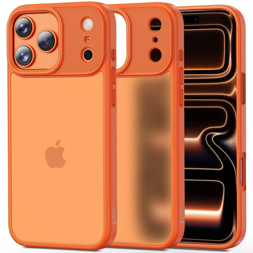 Tech-Protect MagMat Case for iPhone 17 Pro Max - Orange - Topocentras