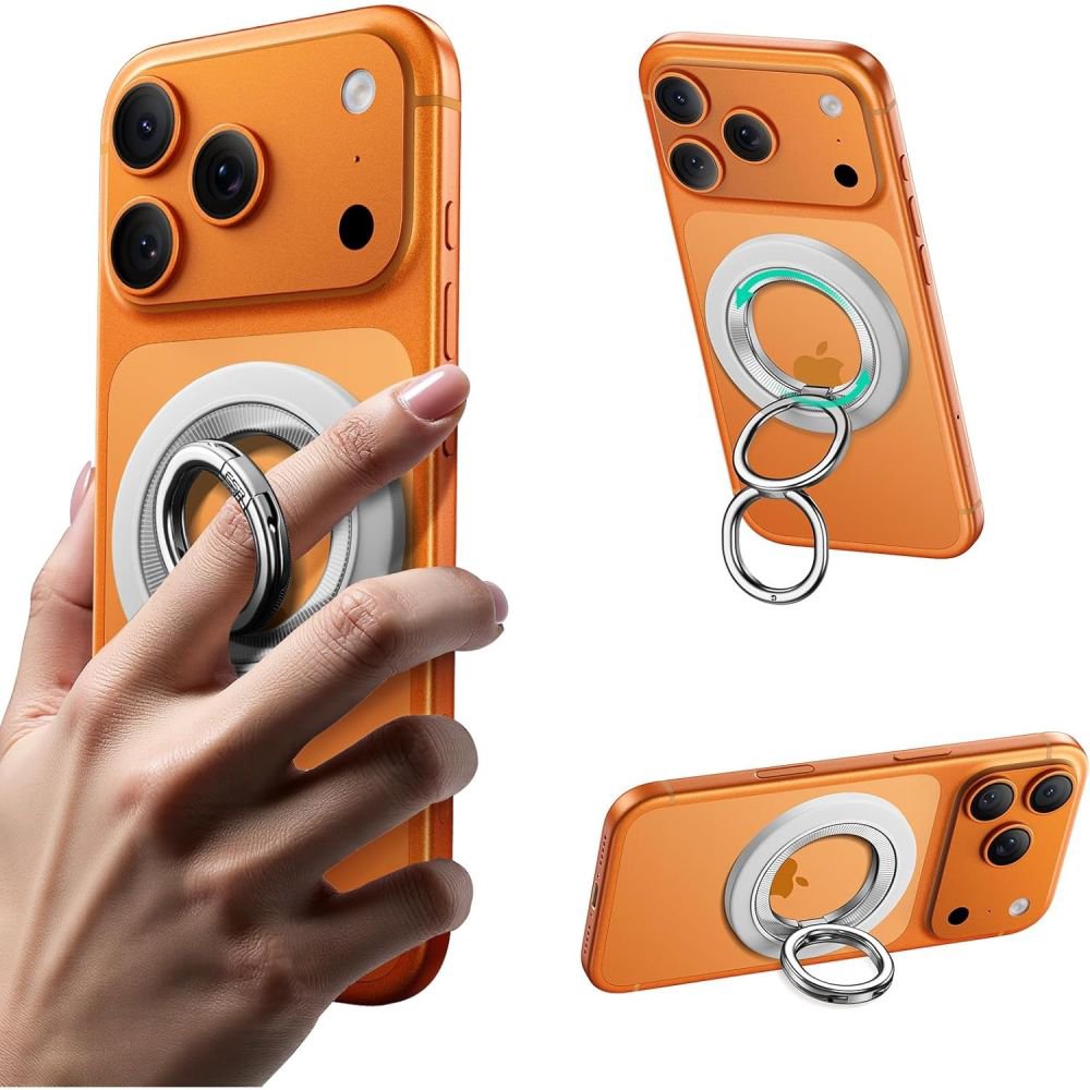 ESR Magnetic HaloLock MagSafe Phone Holder - White - Topocentras