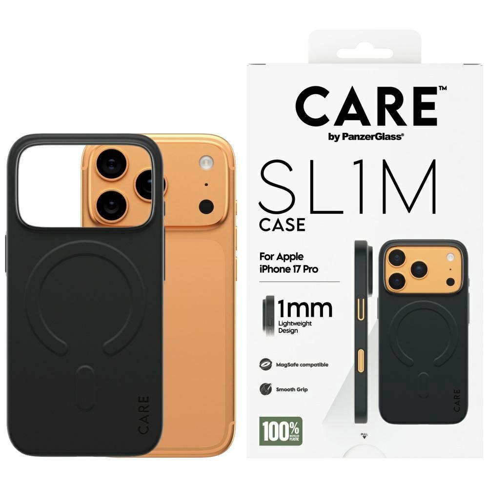 CARE by PanzerGlass SL1M MagSafe Case for iPhone 17 Pro - Black ...