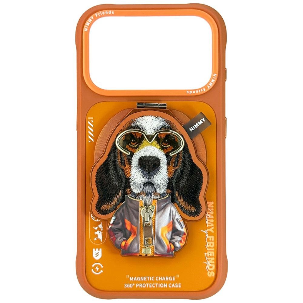 Nimmy Cool&Cute 2.0 Dog Case for iPhone 17 Pro with Magnetic Hanger ...