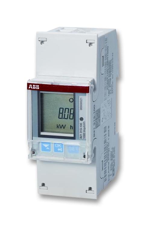 ABB TERRA AC B21 112-100, ENERGY METER'STEEL', MODBUS RS485, SINGLE-PHASE, 5 A - Topocentras