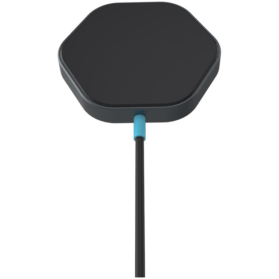 CANYON wireless charger HEXAGON 110 Dark Grey Blue - Topocentras