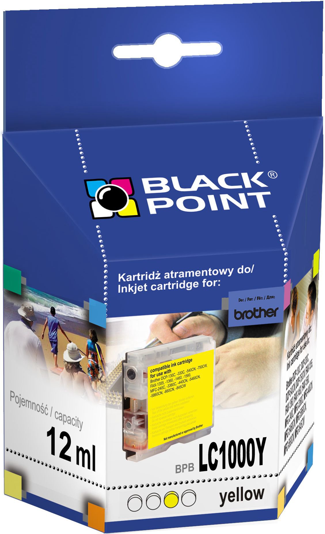 Black Point ink ink BPBLC1000Y / LC-1000Y (yellow) - Topocentras