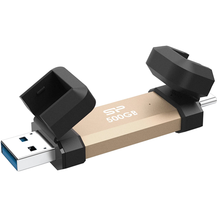 Išorinis HDD Silicon Power DS72 500 GB USB Type-A/USB Type-C 3.2 Gen 2 ...