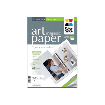 Popierius ART Glossy 690 g/m² A4 Magnetic Photo Paper - Topocentras