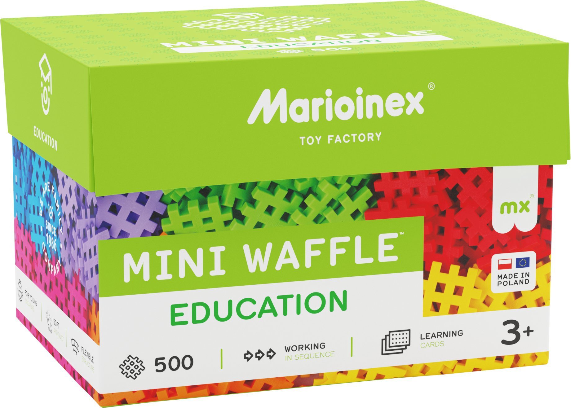 Marioinex Mini waffle 500 elemnts Education - Topocentras