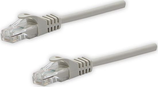 UTP patchcord, Cat.5e, RJ45 M-1m, unscreened, grey, pure copper economy ...