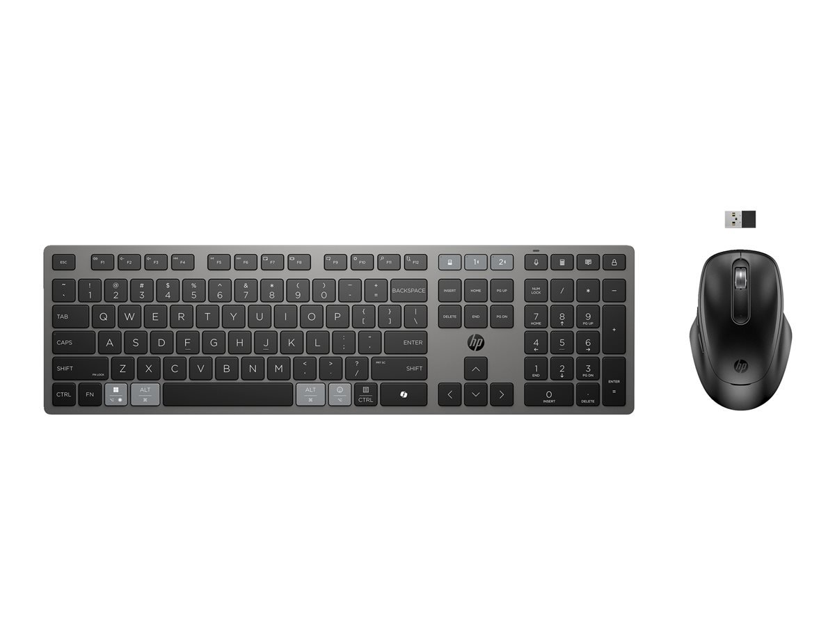 Klaviatūros ir pelės kompl. HP 725 Multi-Device Rechargeable Combo ...