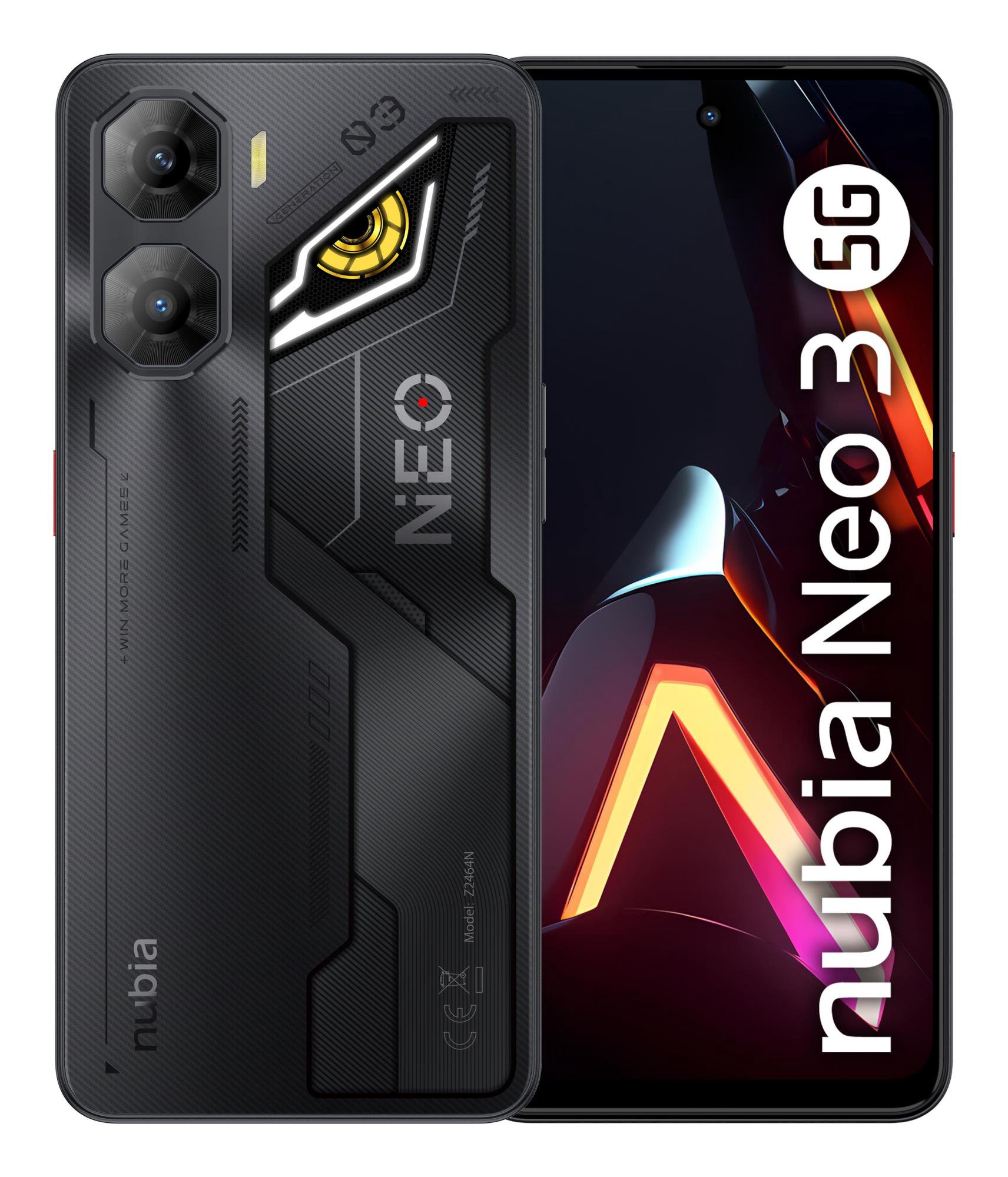 MOBILE PHONE NEO 3 5G/8/256GB BLACK NUBIA - Topocentras