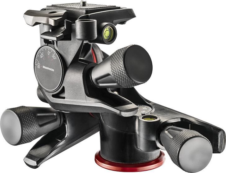 Head Manfrotto X-PRO GEARED 3-Way with RC2 plate (MHXPRO-3WG) - Topocentras
