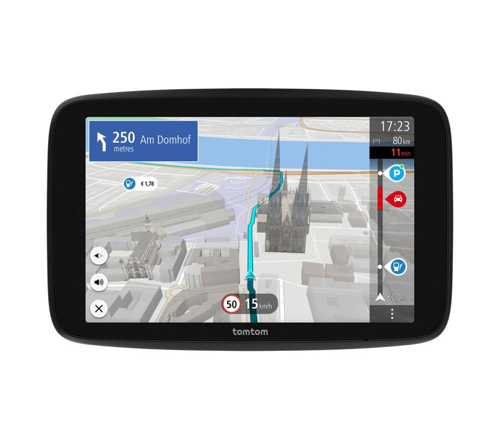 GPS device with 7" touch screen Detailed maps of 46 European countries ...
