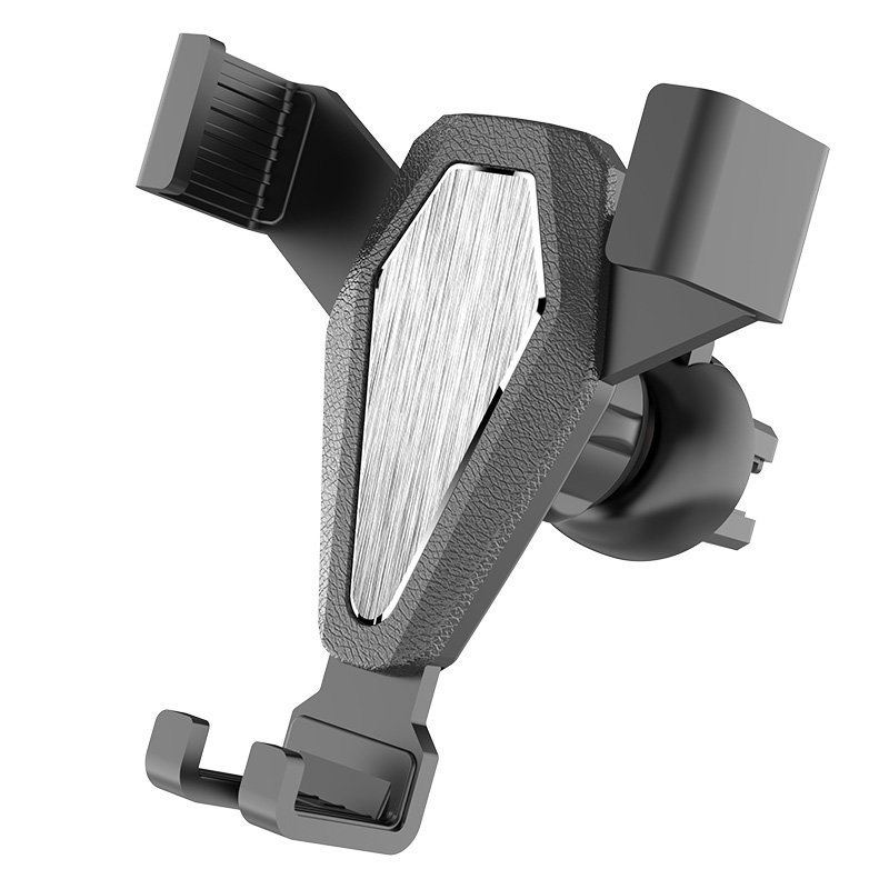 Gravity smartphone car holder, silver (YC07) - Topocentras