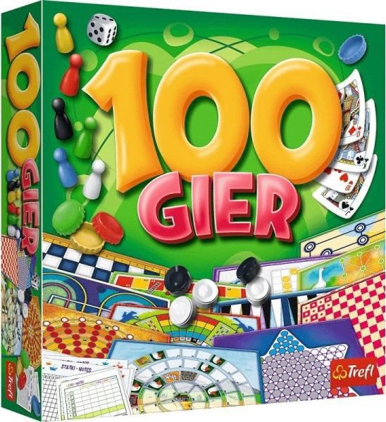 Trefl Board game 100 games - Topocentras