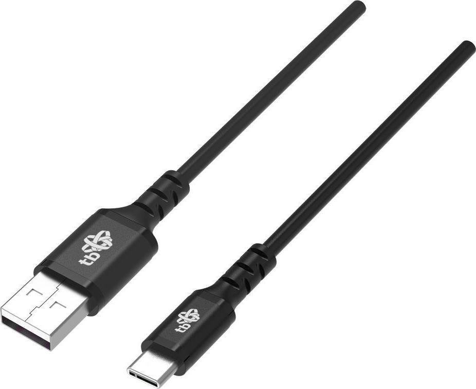 USB cable TB Print USB-A - USB-C 2 m Black (1_798074) - Topocentras