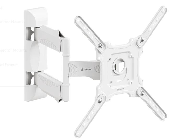 TV SET ACC WALL MOUNT /32-65"/WHITE M4-W ONKRON - Topocentras