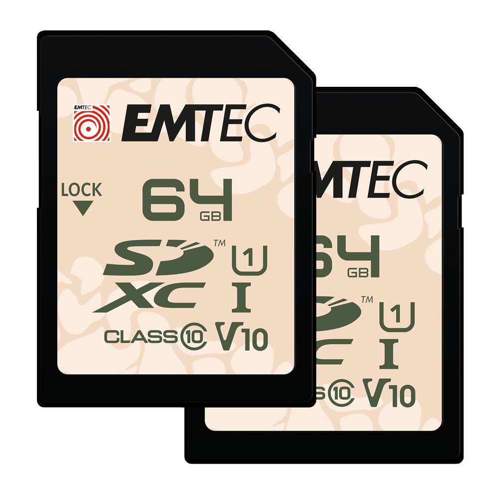 Emtec SDHC 64GB UHS-I U1 V10 Outdoor 2 pcs - Topocentras