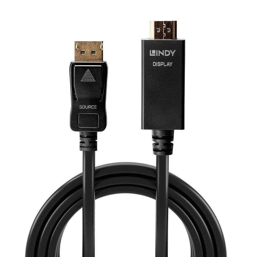 Kabelis LINDY CABLE DISPLAY PORT TO HDMI 5M/36924 - Topocentras