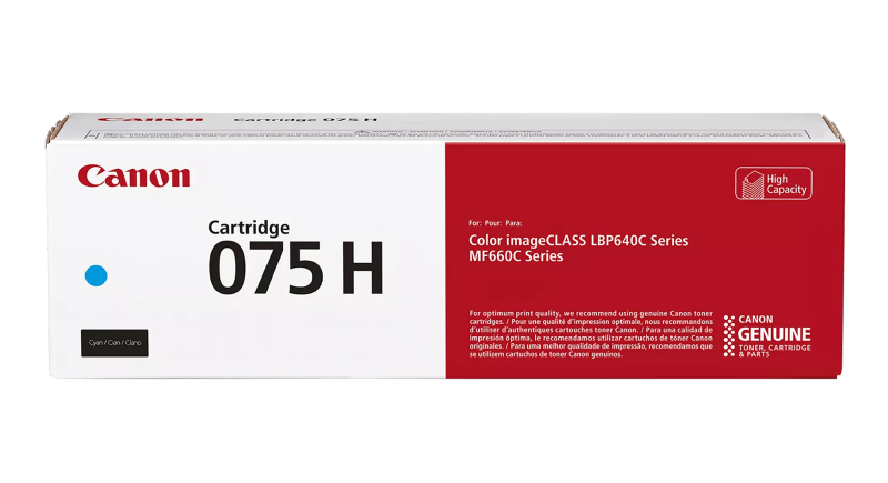 Canon CRG 075H C (6368C002) Lazerinė kasetė, Žydra - Topocentras