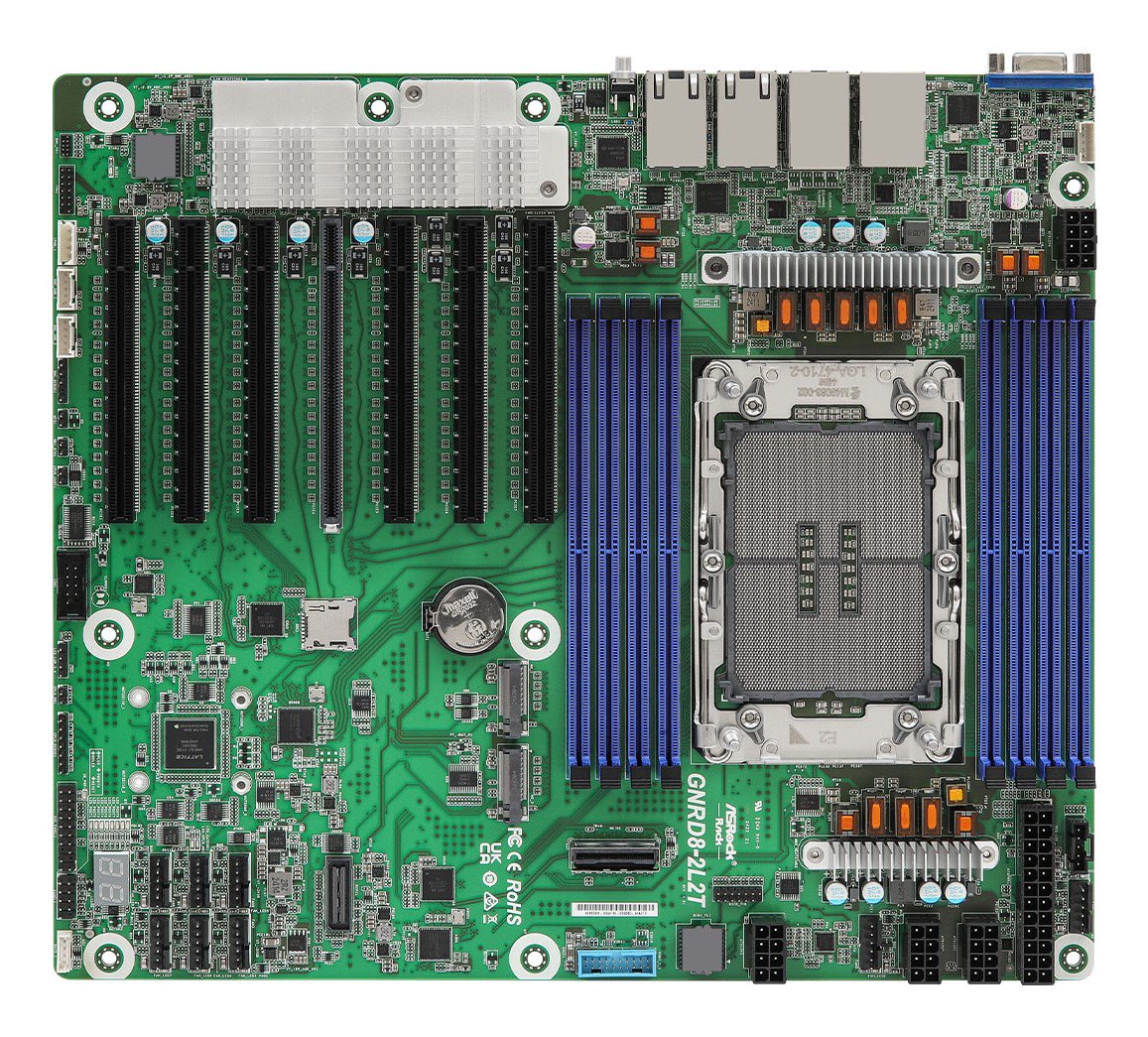 Asrock GNRD8-2L2T pagrindinė plokštė LGA 4710 (Socket E2) SSI CEB ...