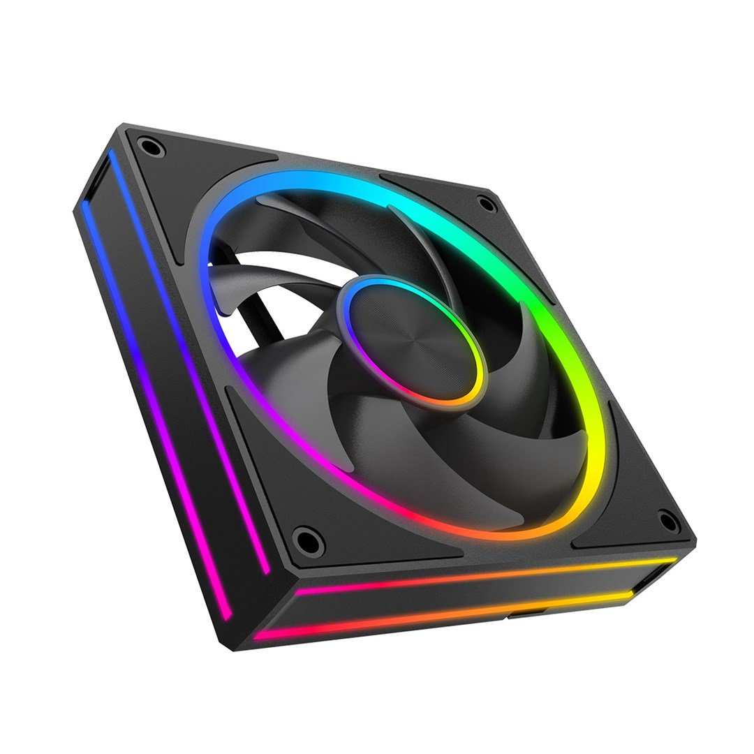 MODECOM VOLCANO LOOP 120 ARGB FAN Juoda - Topocentras