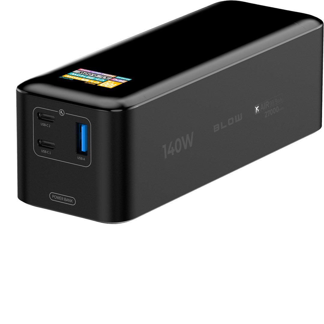 Power Bank 27000mAh PD 140W AIR99.9 LCD - Topocentras