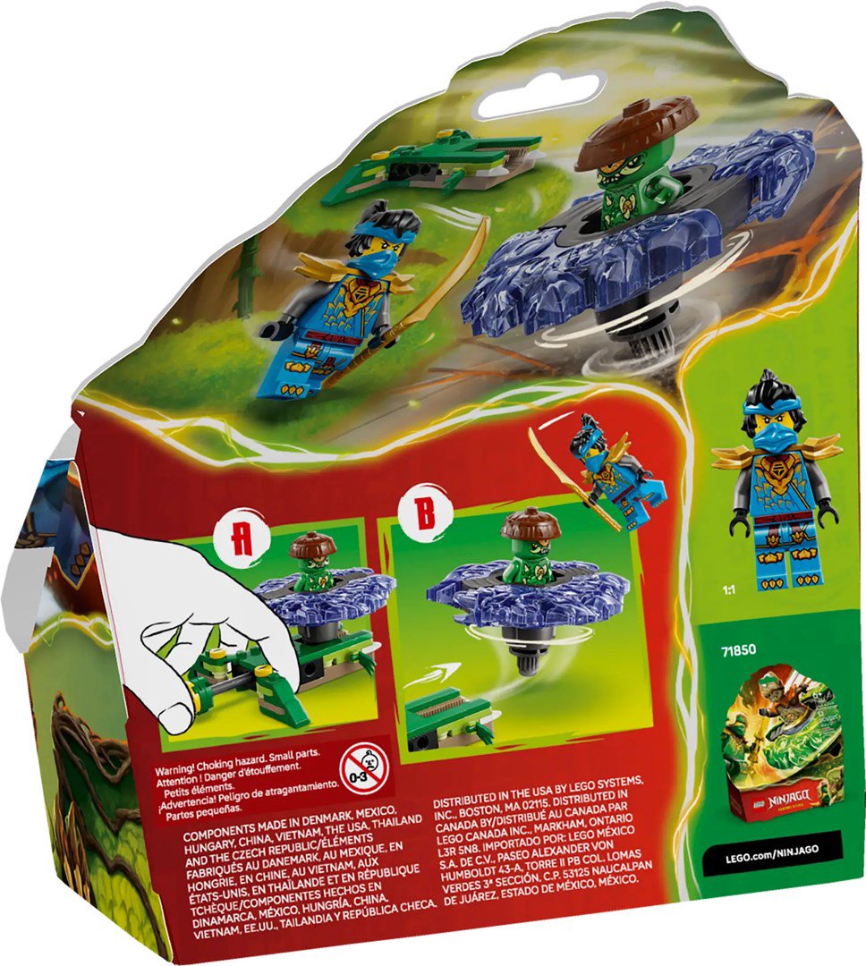 LEGO NINJAGO 71849 Nya vs. Elemental Monster Spinner Battle - Topocentras