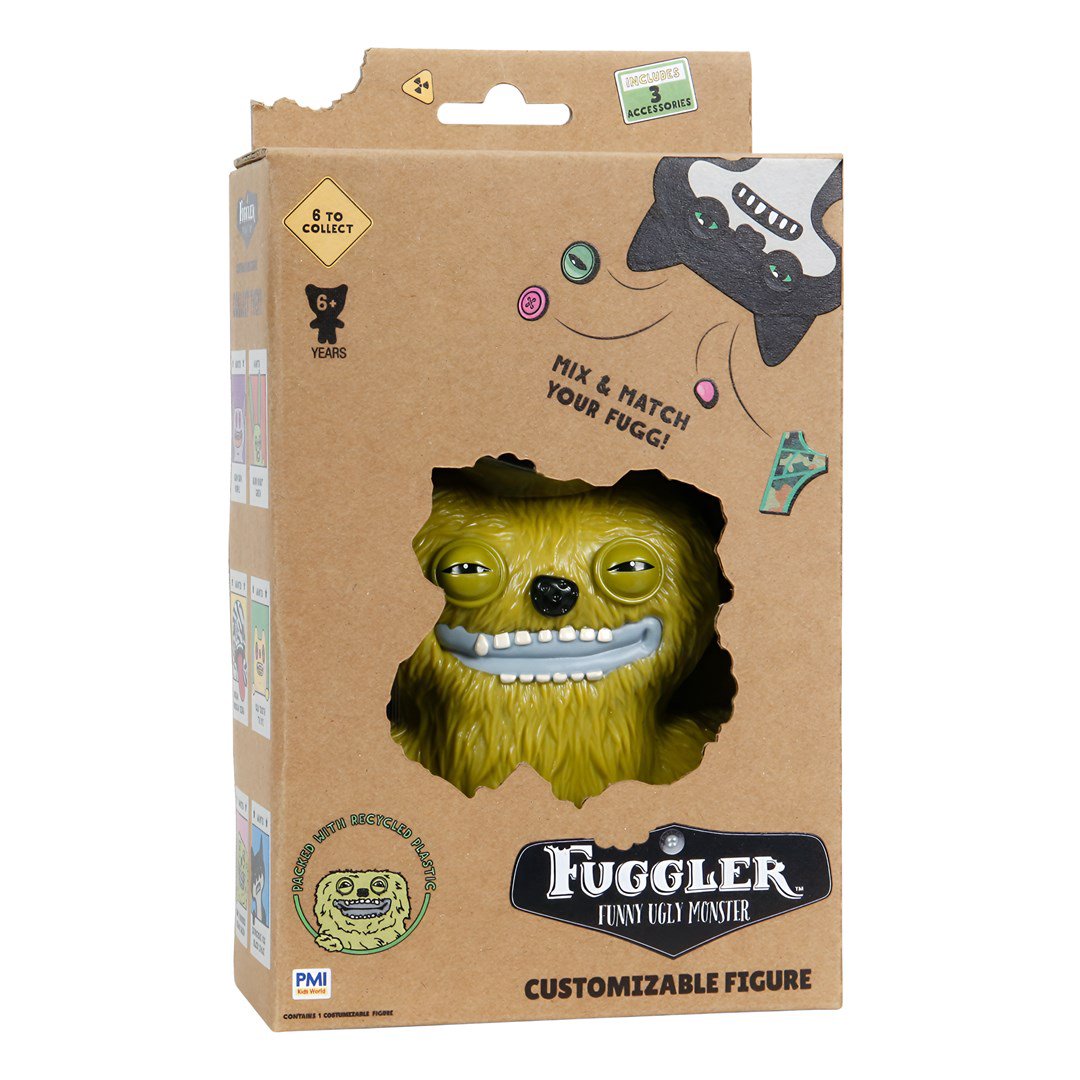 FUGGLER S1 CUSTOMIZABLE FIGURES 11,5 CM - COUNT UNDEROO MCGOO GREEN ...