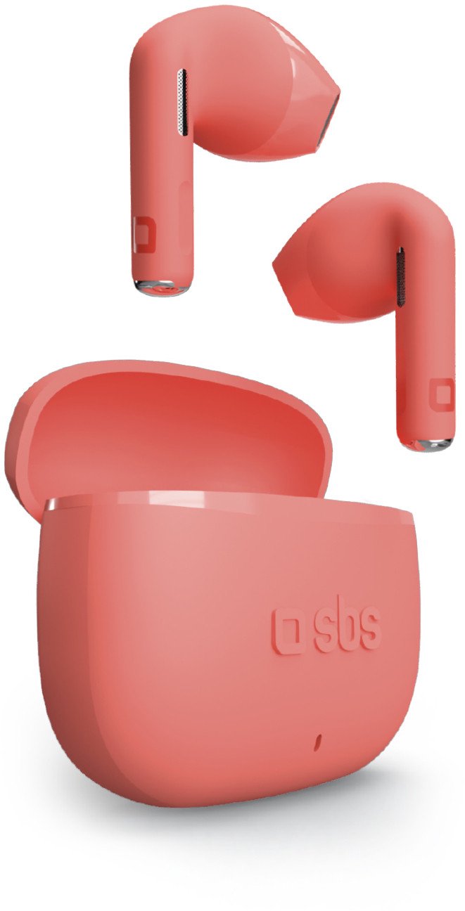 SBS wireless earbuds Go Pods TWS, red - Topocentras