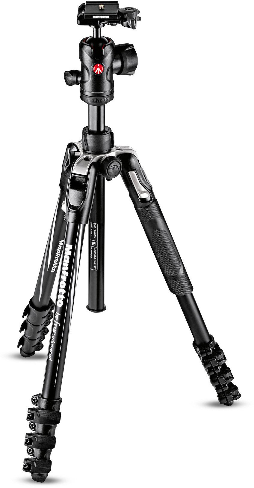 Manfrotto tripod kit Befree Advanced QPL MKBFRLA4BK-BH - Topocentras
