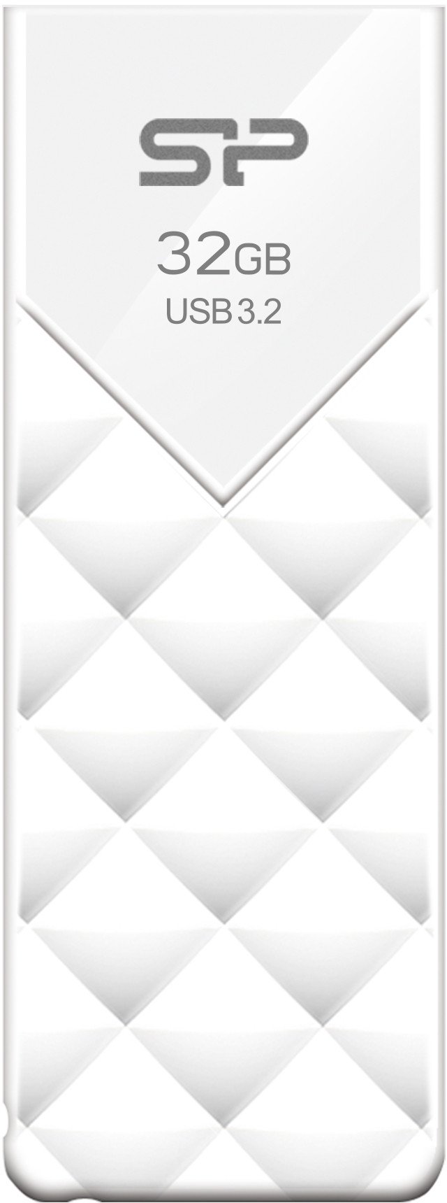 Silicon Power flash drive 32GB Blaze B03 USB 3.2, white - Topocentras