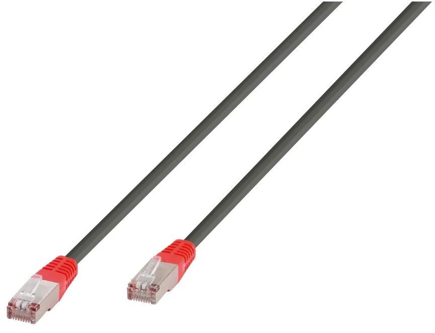 Network cable for linking PC to router/switch RJ45 plugs Plugs fully ...