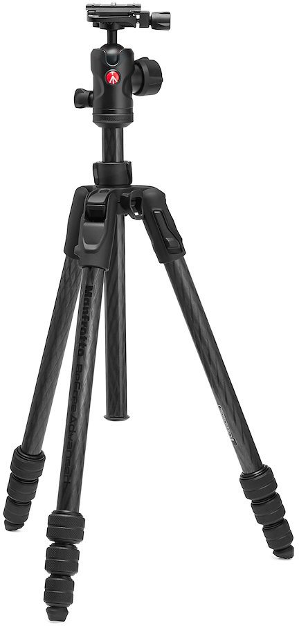 Manfrotto tripod kit MKBFRTC4FB-BH Befree Advanced AS Twist Carbon - Topocentras