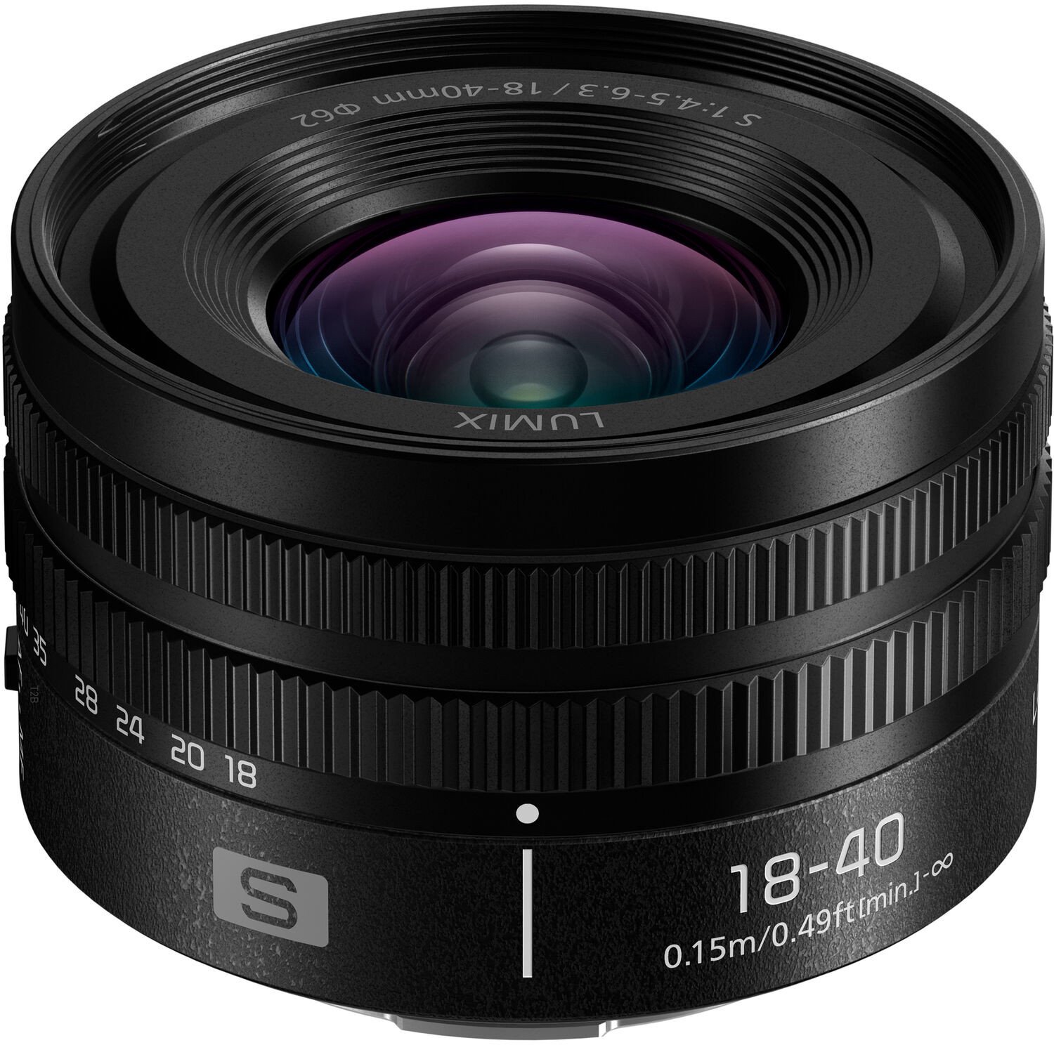 18–40 mm standard zoom lens Maximum aperture: f/4.5–6.3 Fast and ...