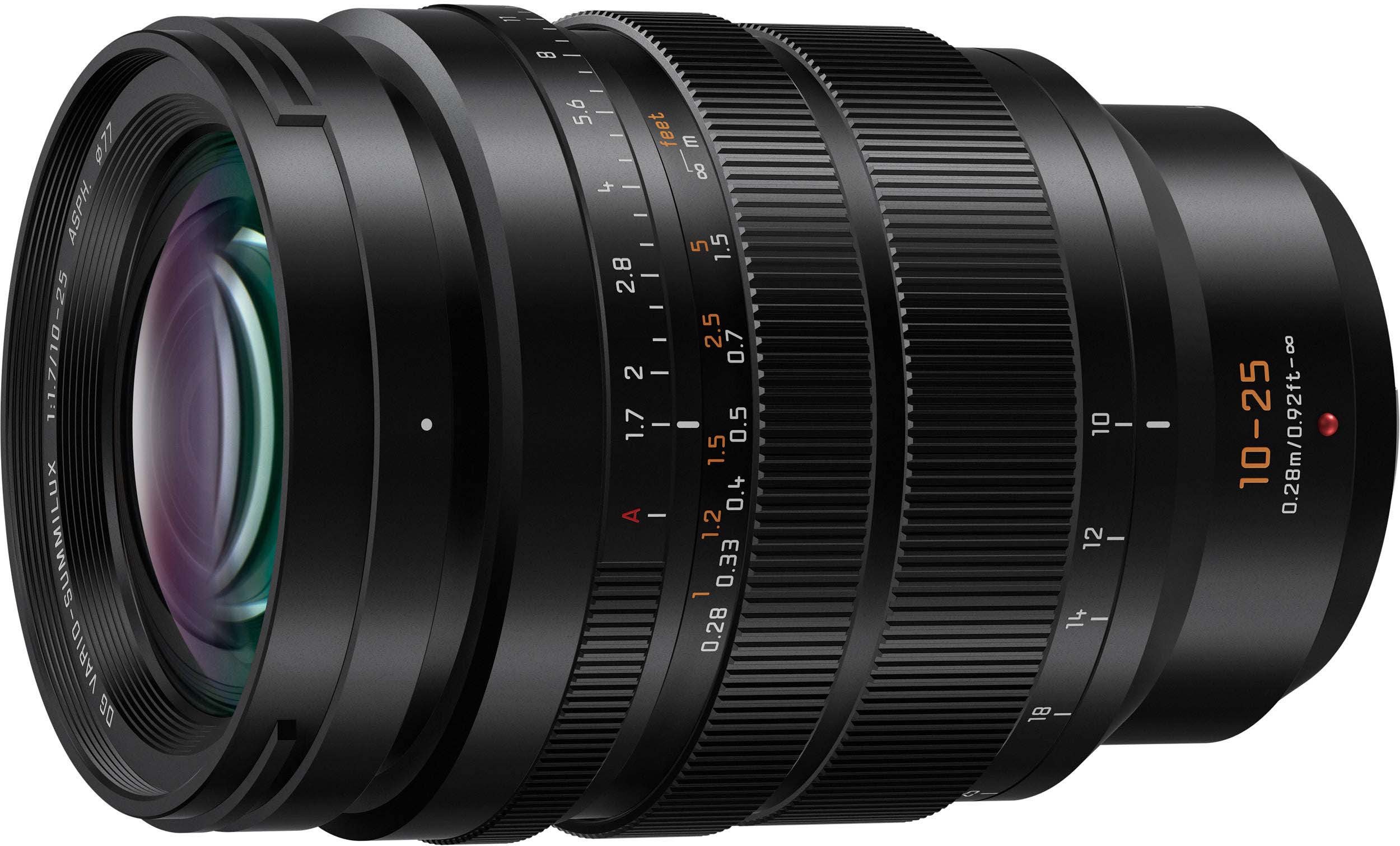 10–25 mm normal zoom lens Fast, constant f/1.7 aperture 35 mm ...