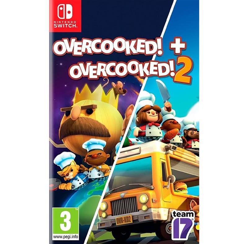 Žaidimas NINTENDO Switch Overcooked + Overcooked 2 - Topocentras